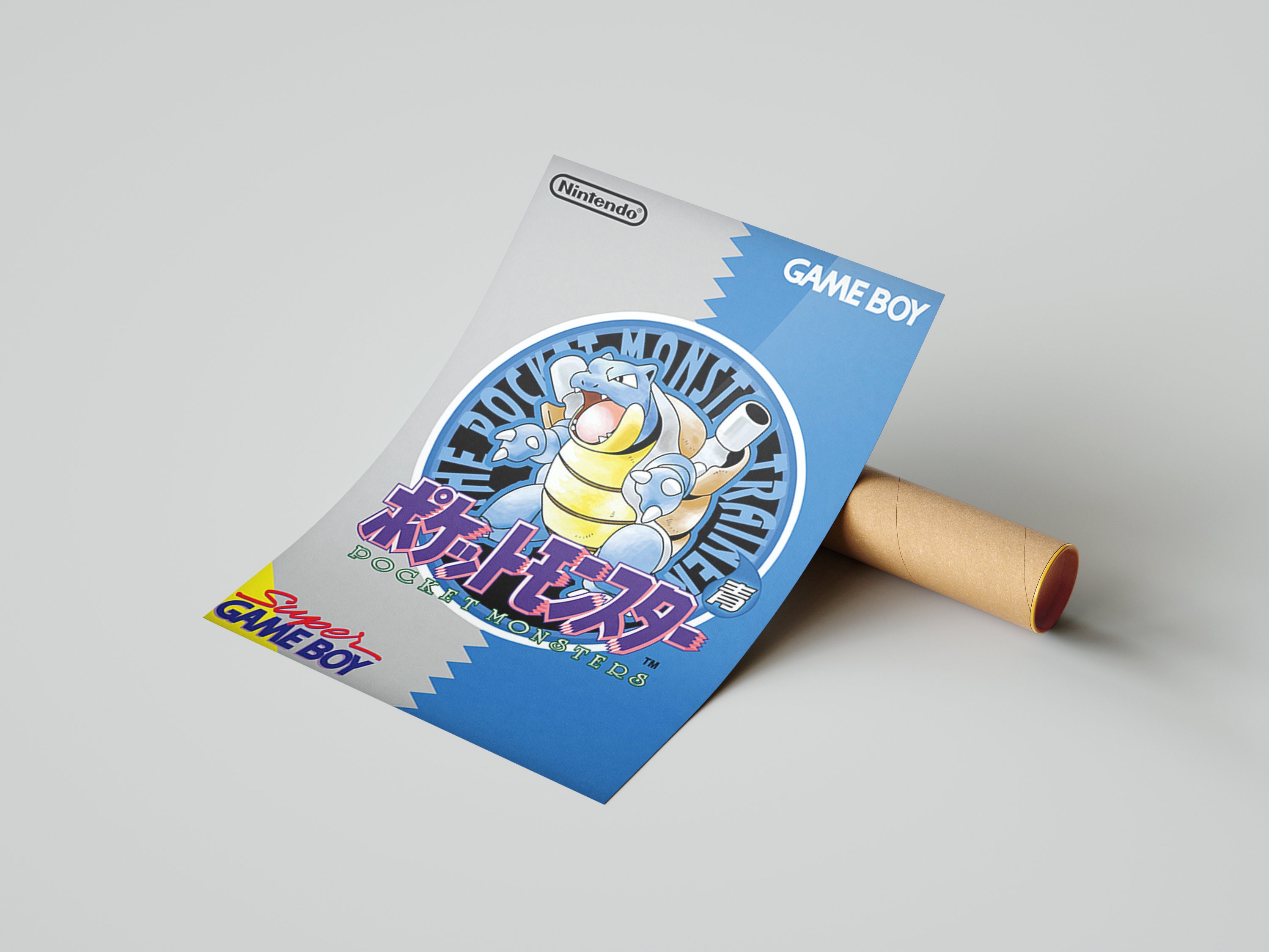 Pokemon Poster-pokemon Blue Poster-blastoise Poster-pokemon - Etsy UK