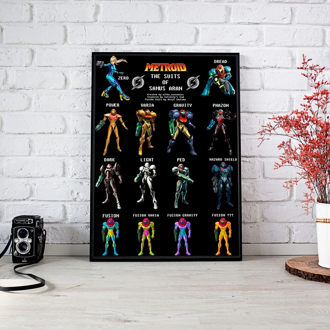 Metroid Poster Metroid Prime Poster Metroid Art Metroid - Etsy UK