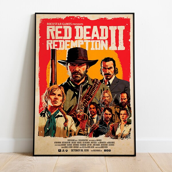 Red Dead Redemption 2 - Etsy
