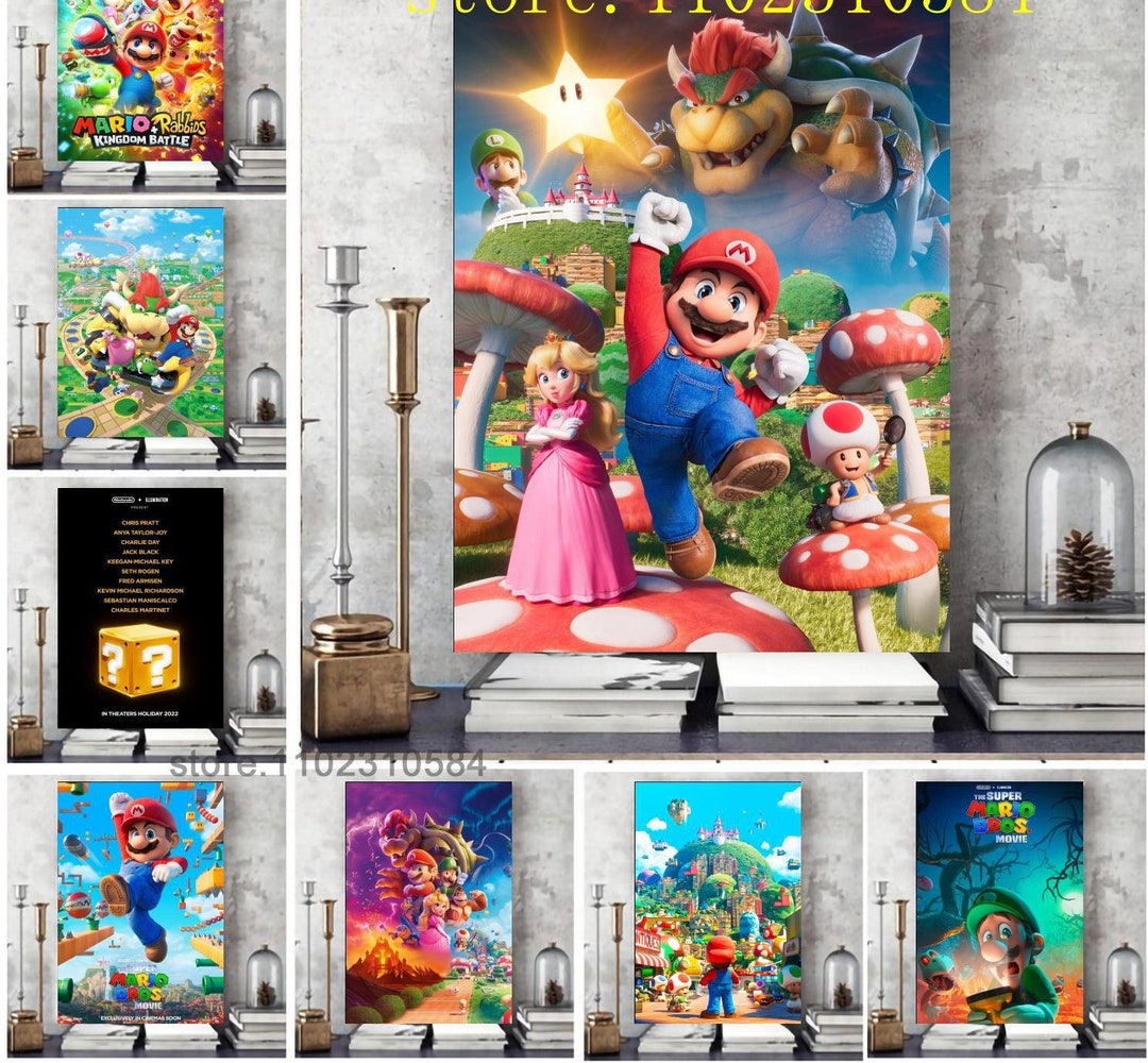 Mario Bros Poster-18 Models Super Mario Bros Poster-the Super Mario ...