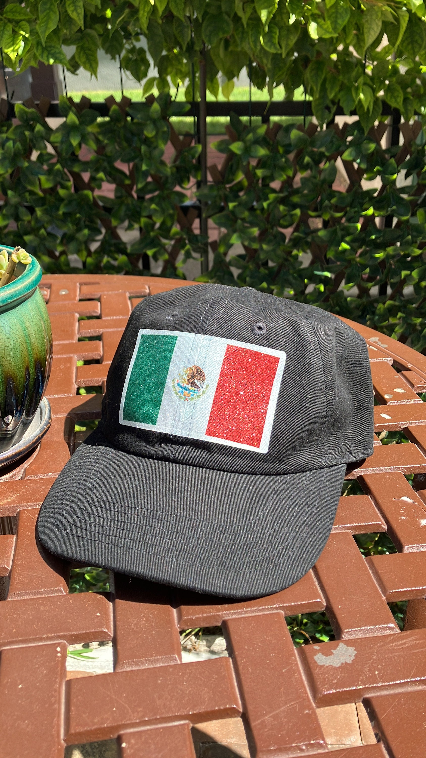 Mexican Flag Hat / Glittery Mexican Flag Hat / Mexico Hat / - Etsy