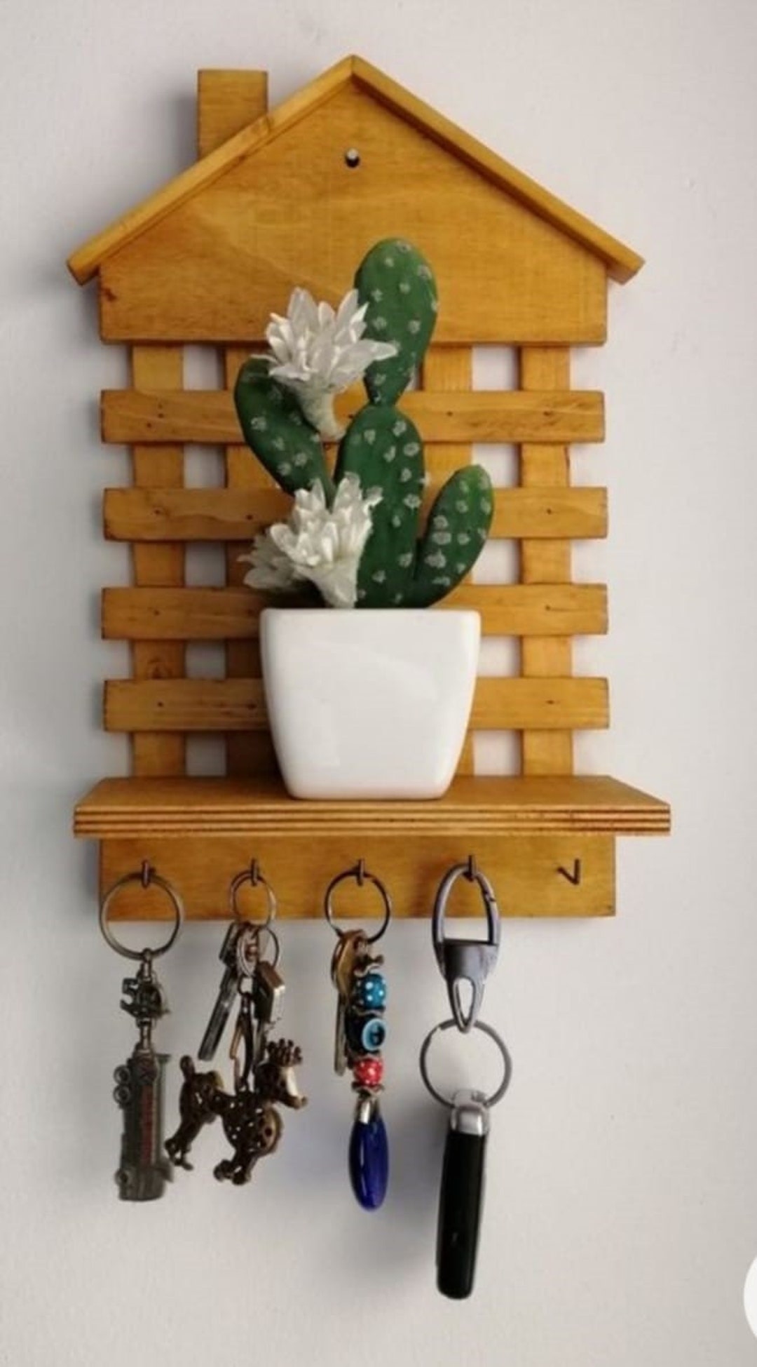 Handmade Keyholder, Gift Item, PVC, Wood - Etsy