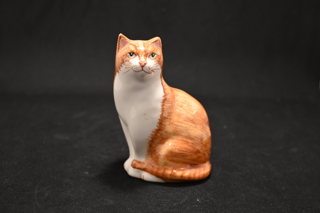 Babbacombe Pottery Large Seated Cat. Handpainted by Philip Laureston ...