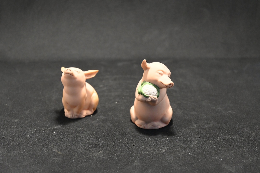 Vintage Franklin Mint Pig Salt and Pepper Shakers: Noah's Ark Kitchen ...