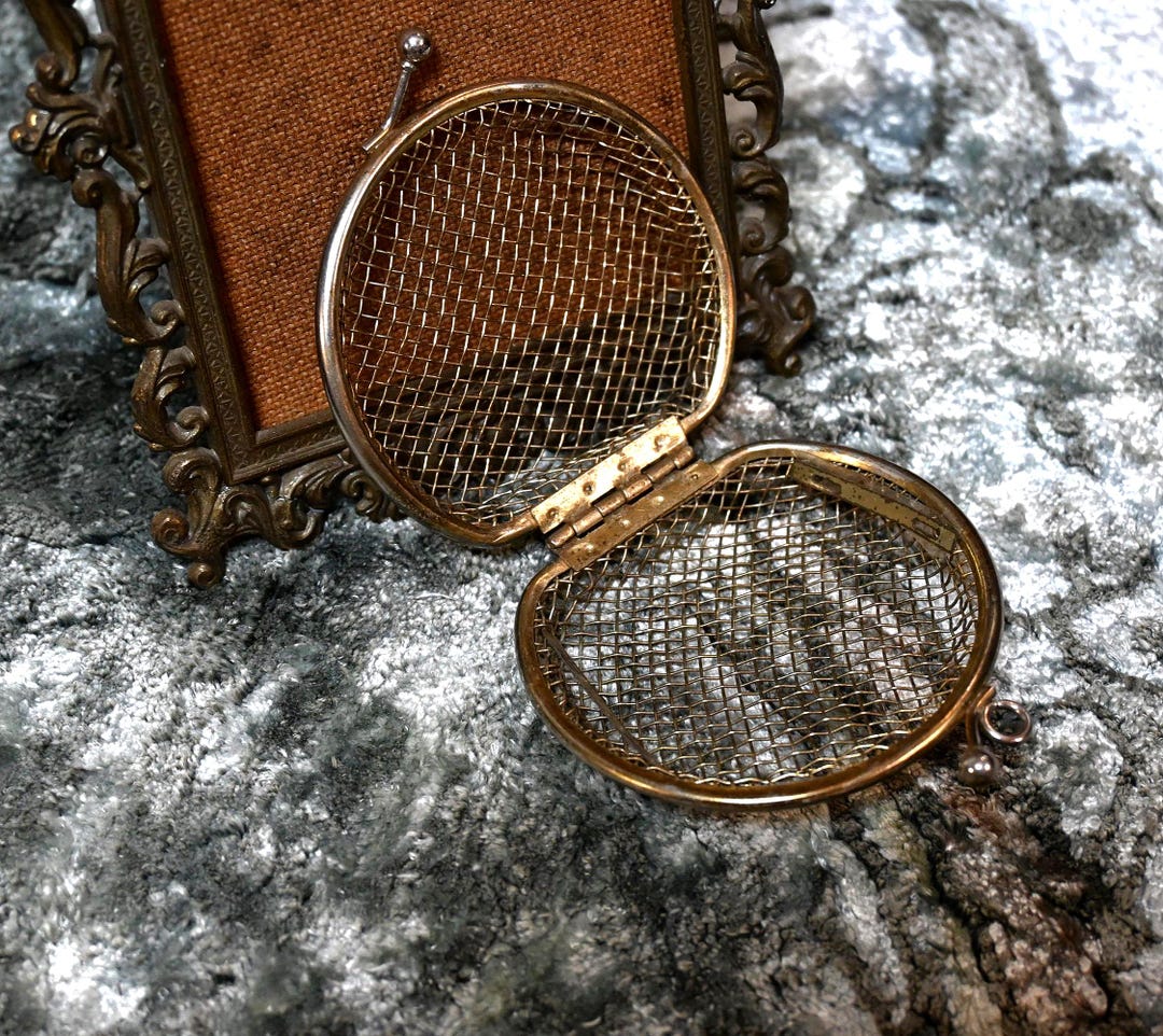 Vintage Small Metal Mesh Coin Purse, Lightweight Money Pouch,trendy ...