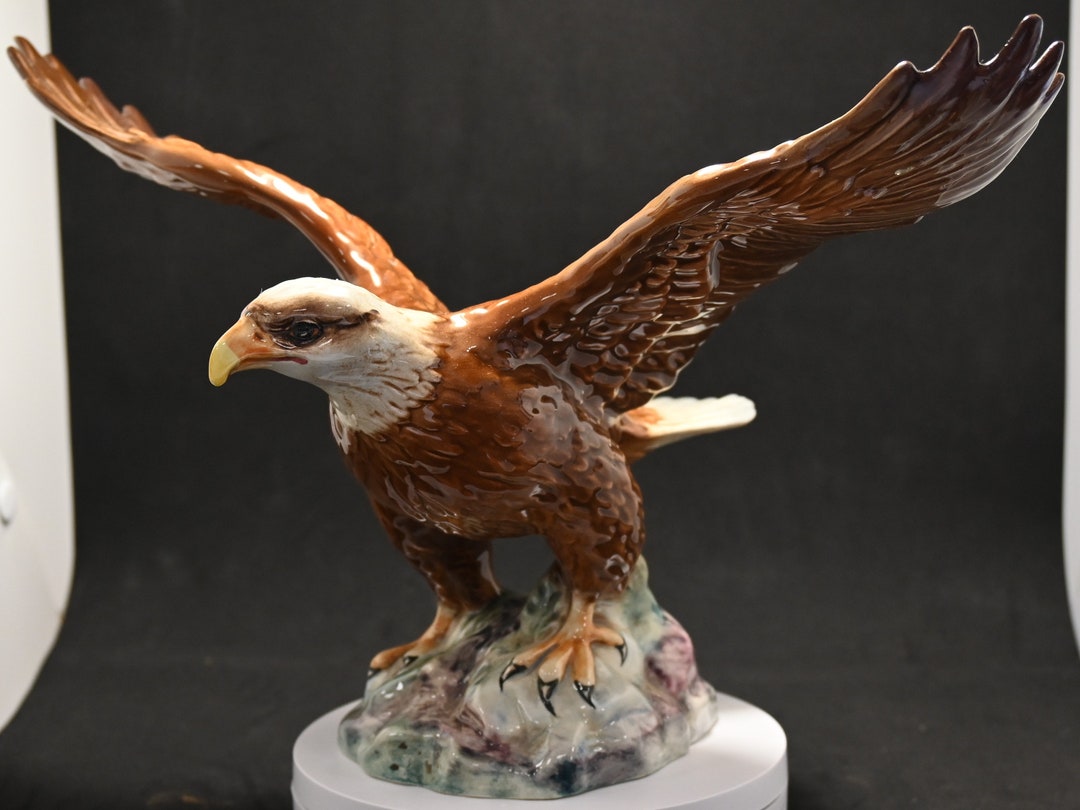Vintage Bald Eagle Porcelain Figurine Beswick England 1018 - Etsy