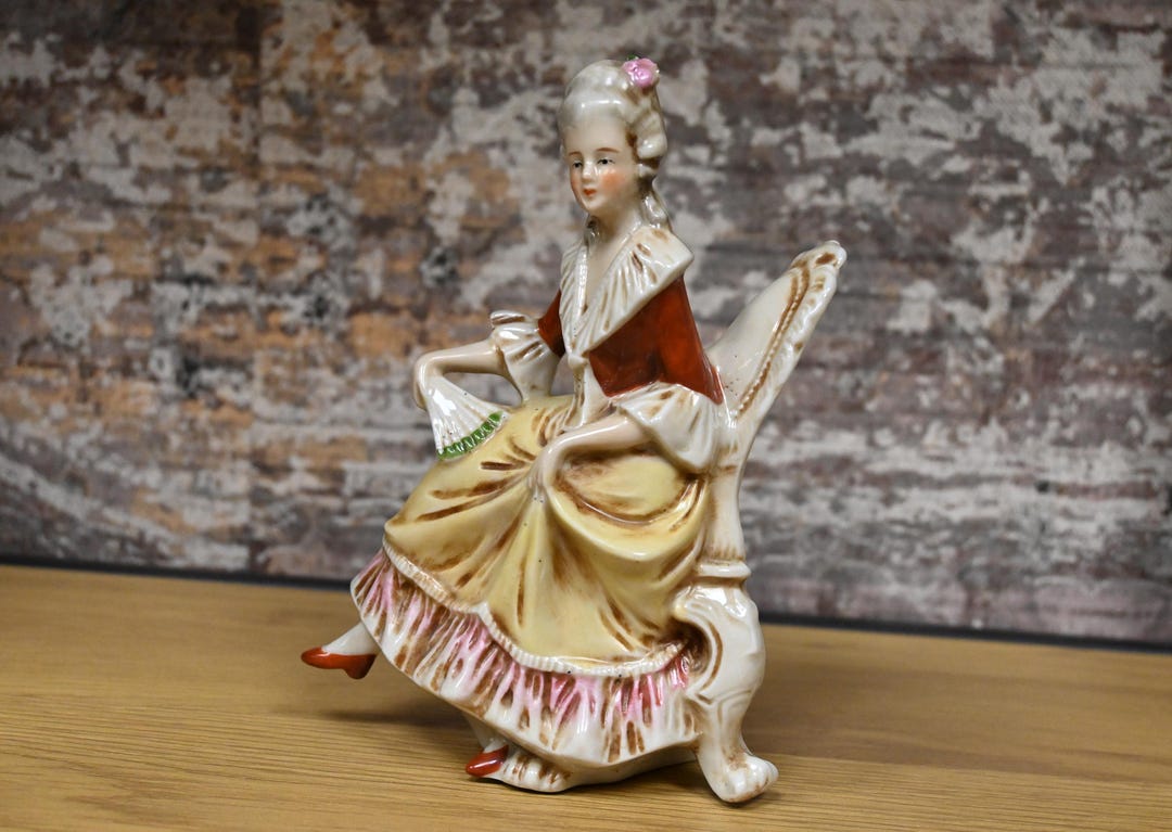 Vintage German Porcelain Figure, 1950s Rauenstein Ceramic Collectible ...