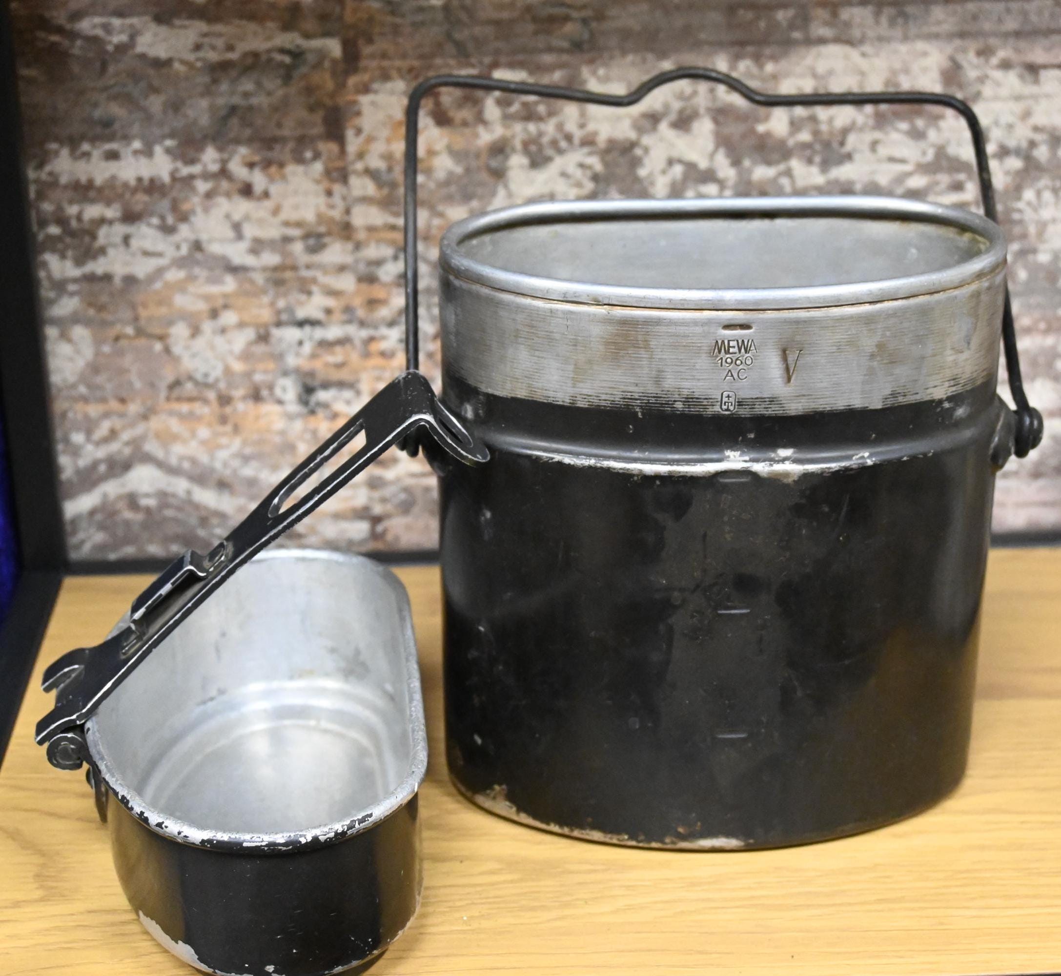 Swiss Army Aluminum Mess Kit: Vintage Military Cookware - Etsy