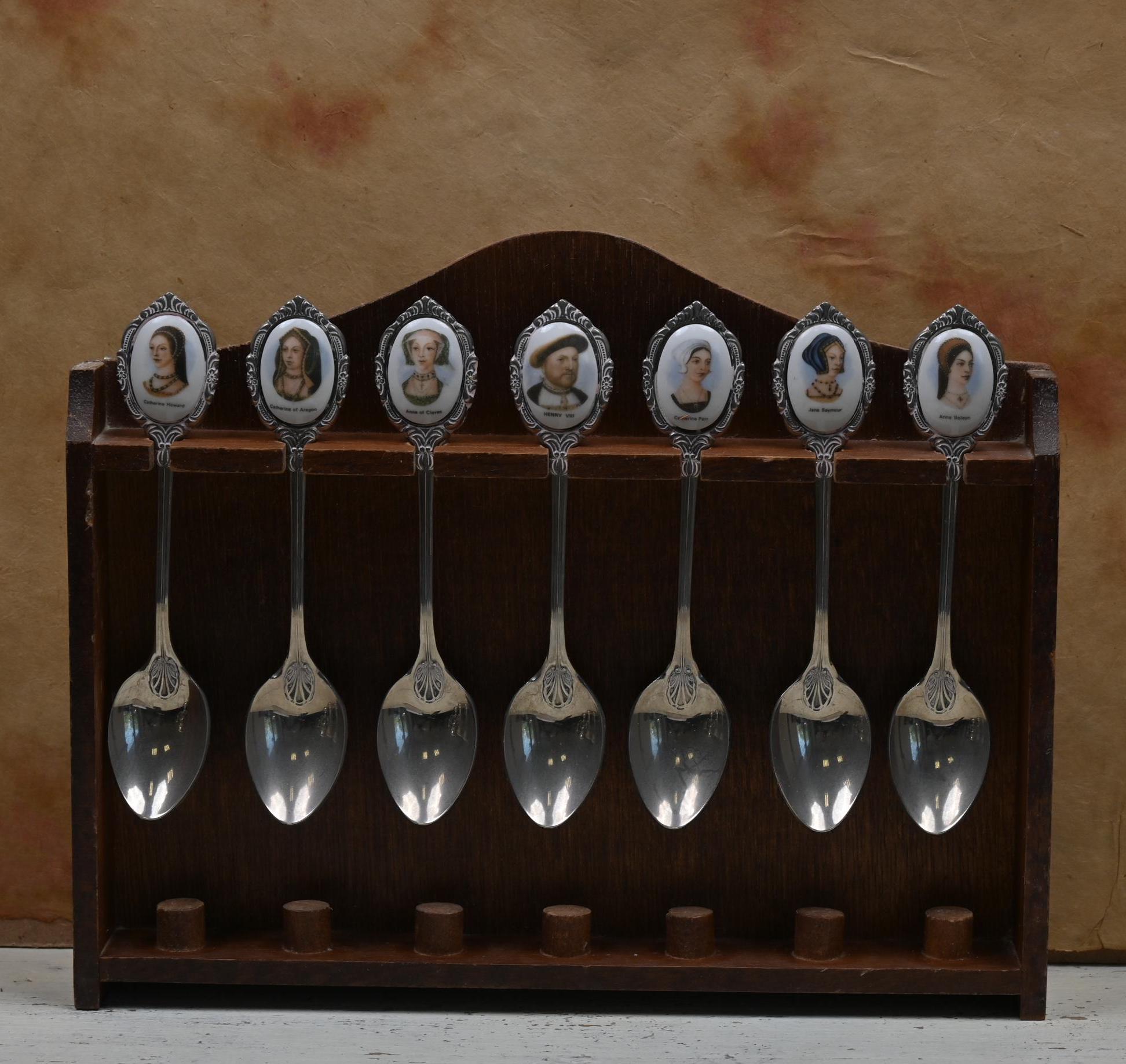 Vintage Collector's Spoons Longton Hall Staffordshire England Henry ...