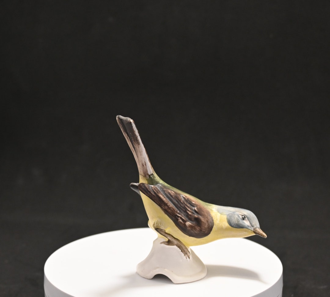 Vintage Goebel Yellow Wagtail Porcelain Bird Figurine: German Wildlife ...