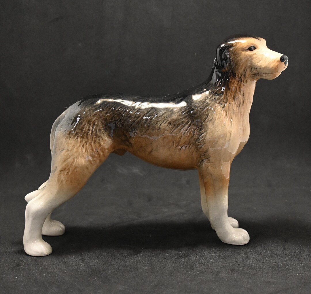 Vintage Russian Hound Dog Porcelain Figure, Melba Ware Rare Collectible ...