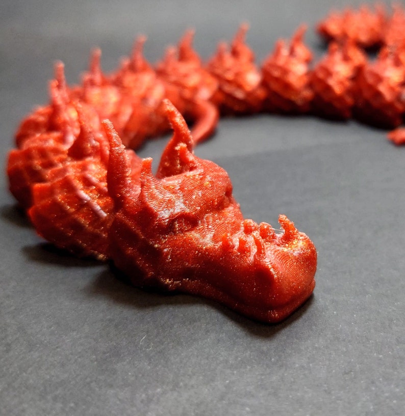 Articulated Scaled Dragon - Digital Files - COMMERCIAL USE - Etsy