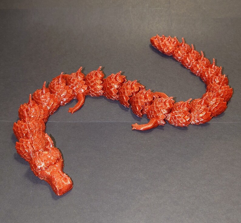 Articulated Scaled Dragon - Digital Files - COMMERCIAL USE - Etsy