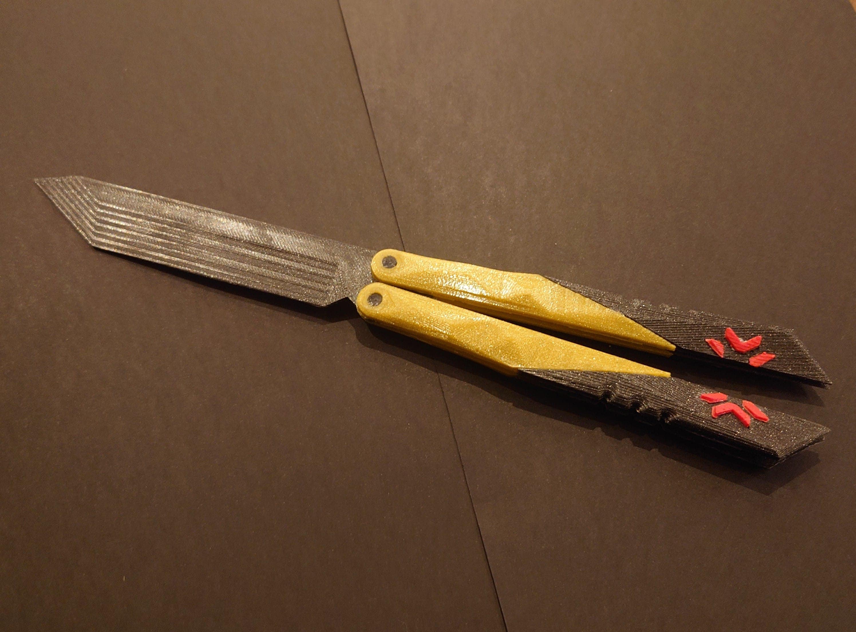 Valorant Champions Butterfly Knife - Digital Files - COMMERCIAL USE - Etsy