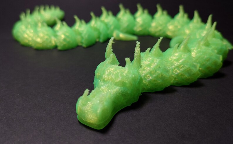 Articulated Scaled Dragon - Digital Files - COMMERCIAL USE - Etsy