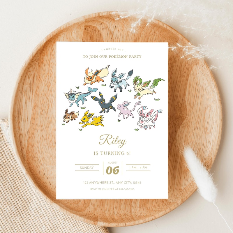 Eevee Party - Etsy