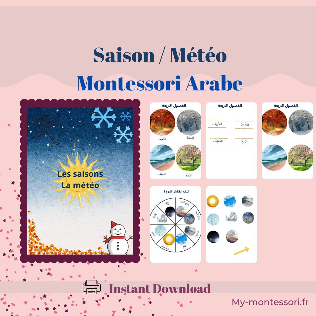 PDF Montessori Saison et Météo - Etsy France