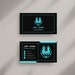 Custom Modern Gamer Business Card Canva Template Level up Your ...