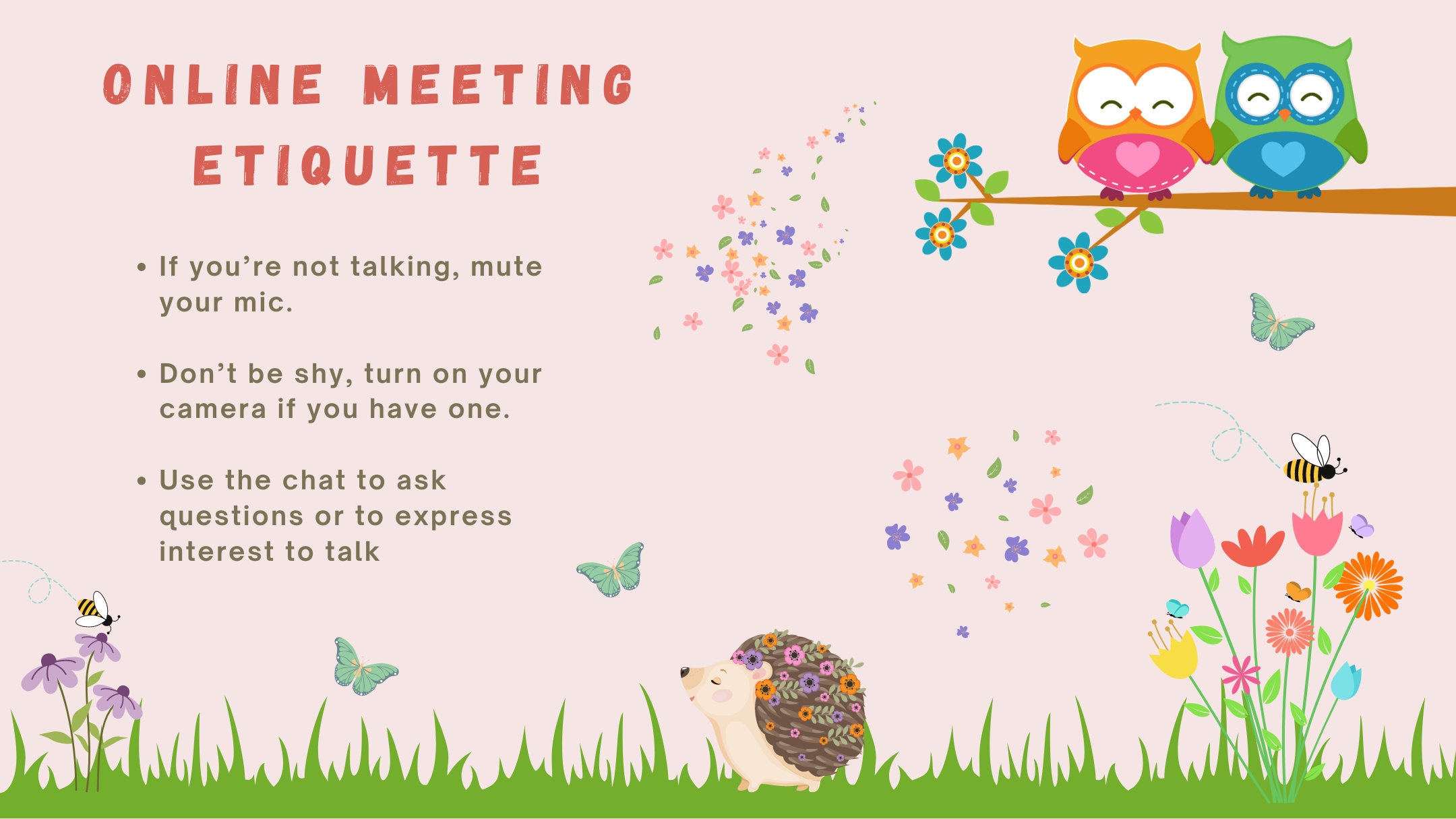 4 Fun Teams/zoom Meeting Backgrounds Digital Download: Seasonal Delight ...