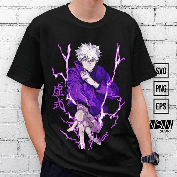 Anime Gojo Png - Etsy