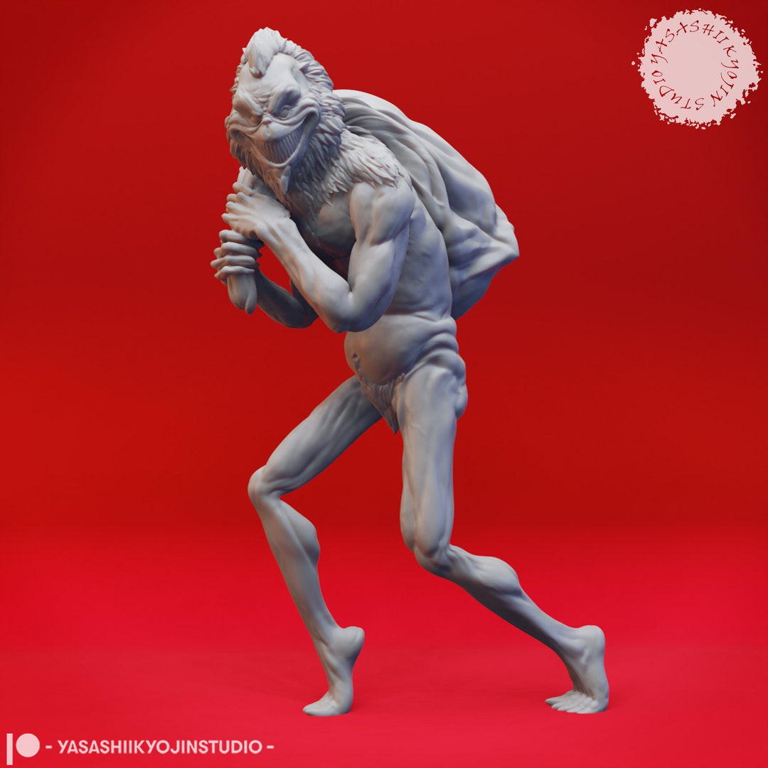 Grinch 3D Printed Mini for Tabletop Gaming, Dungeons and Dragons ...