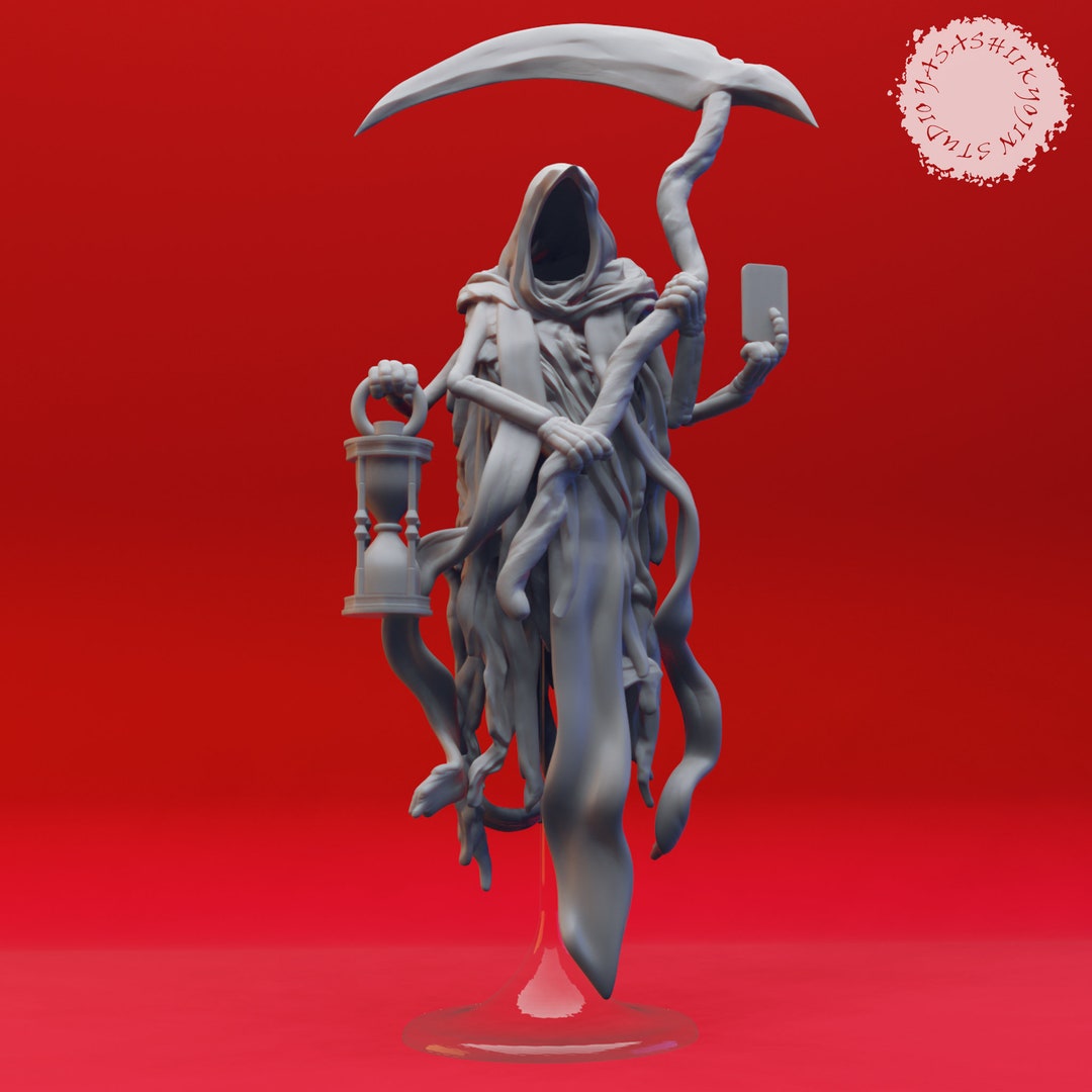 Wraith Reaper 3D Printed Mini for Tabletop Gaming, Dungeons and Dragons ...