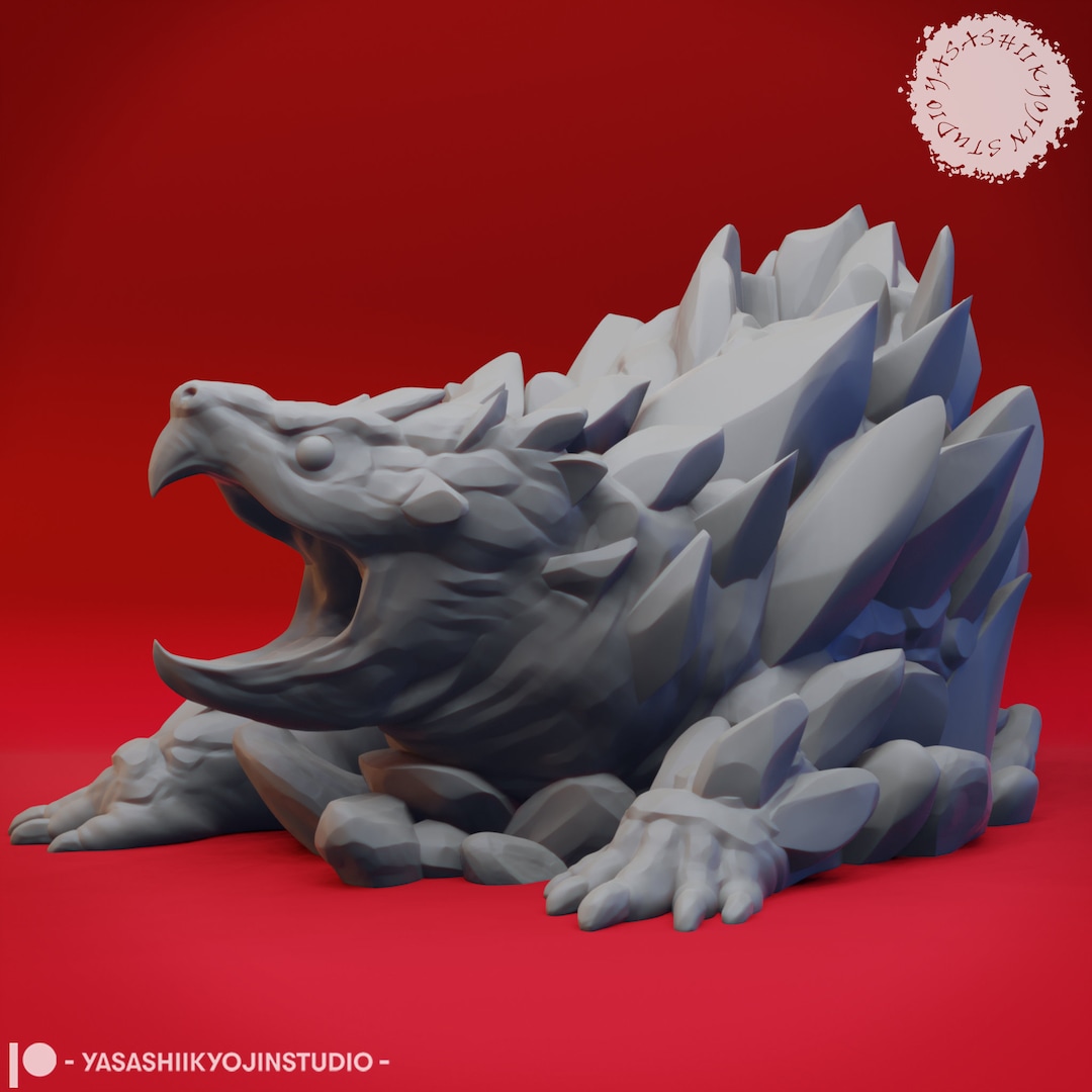 Elemental Earth 3D Printed Mini for Tabletop Gaming, Dungeons and Dragons, Pathfinder, Kings of ...