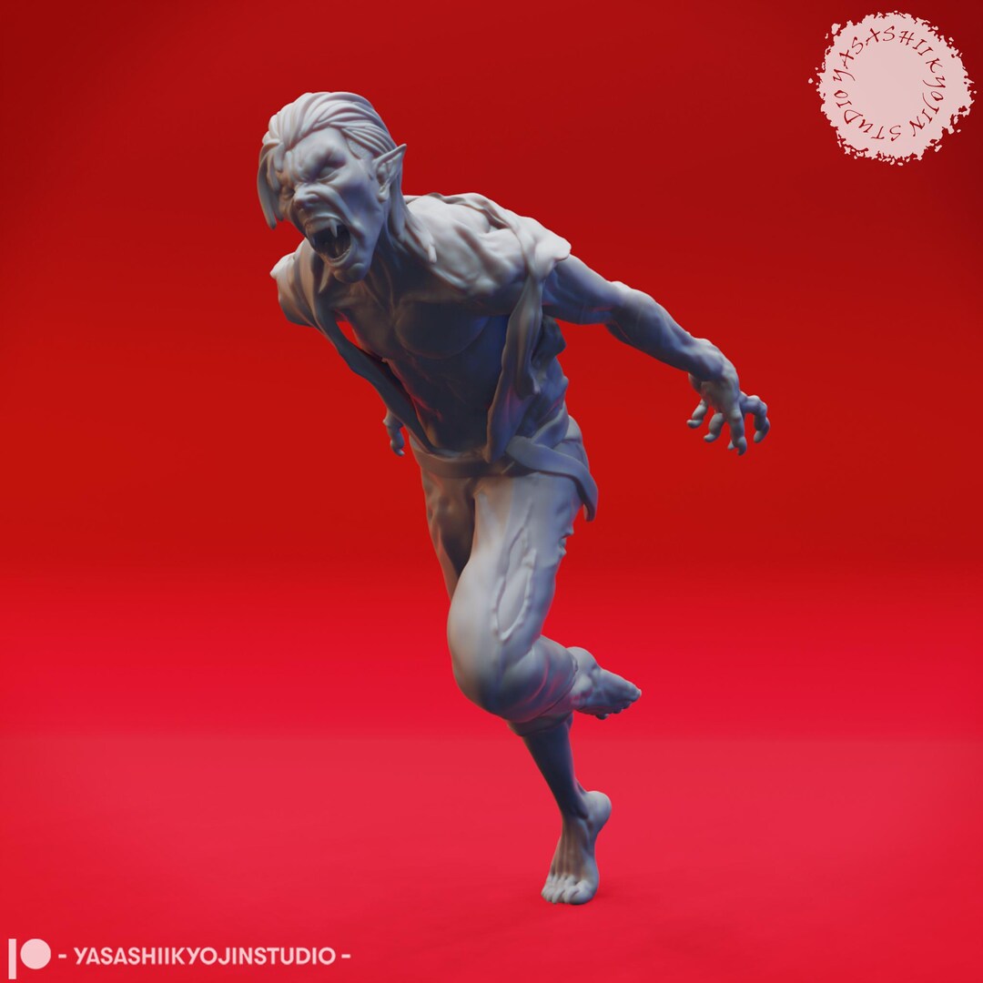 Vampire Spawn - Sprinting - 3D Printed Mini for Tabletop Gaming ...