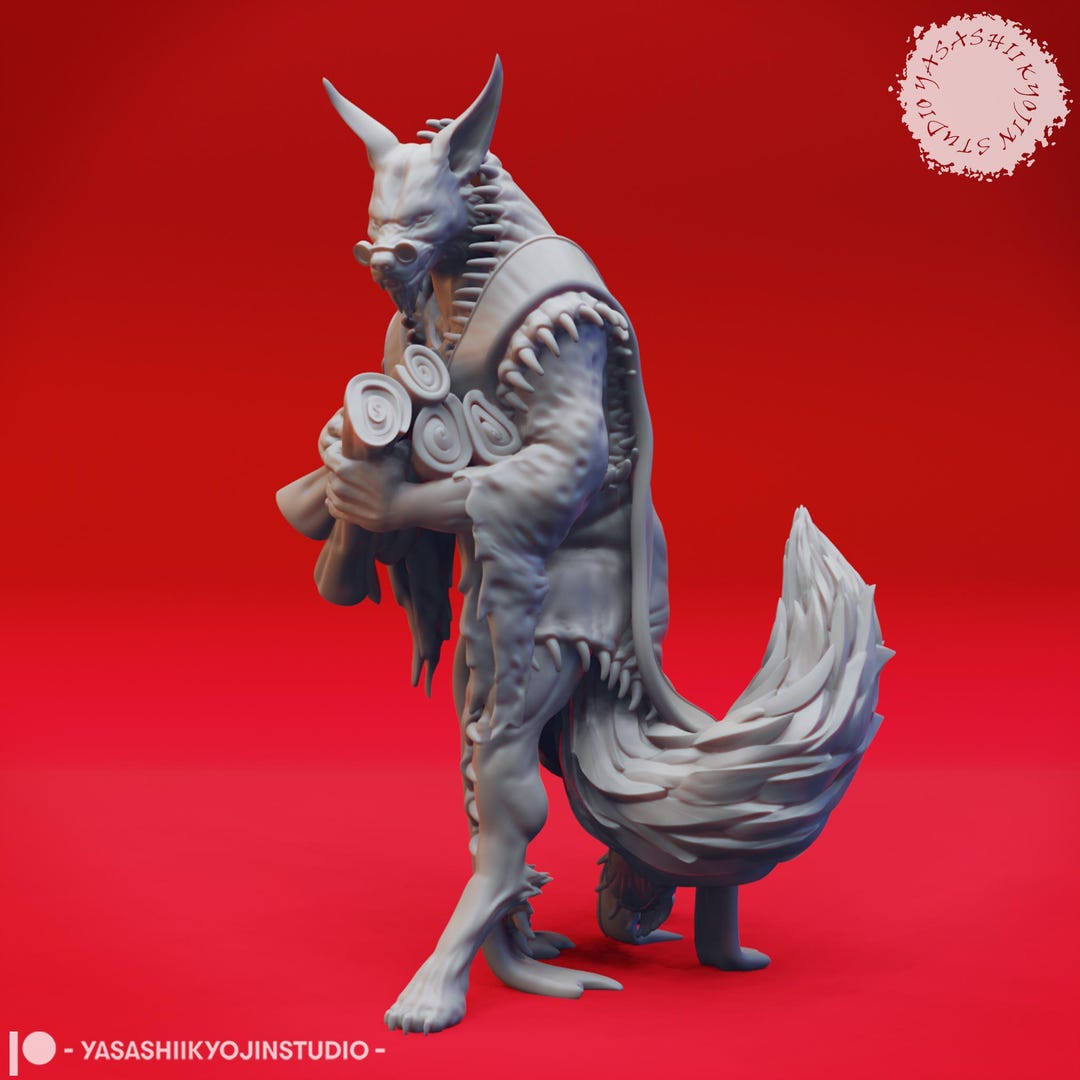 Arcanaloth - Record Keeper - 3D Printed Mini for Tabletop Gaming, Dnd ...