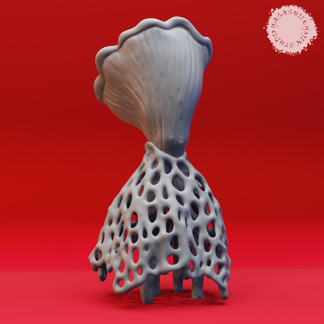 Myconid Veiled 3D Printed Mini for Tabletop Gaming, Dungeons and ...