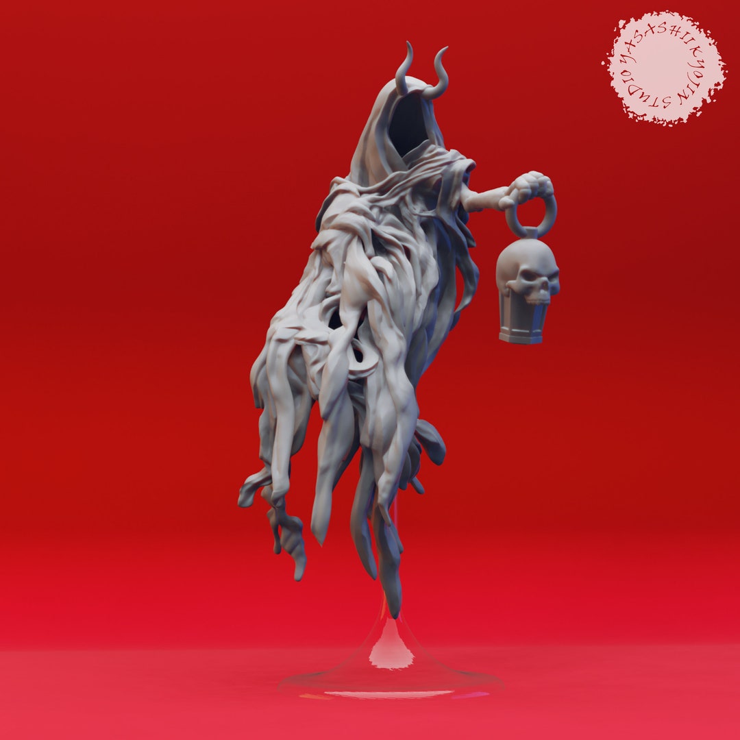 Wraith - Lantern - 3D Printed Mini for Tabletop Gaming, Dungeons and ...