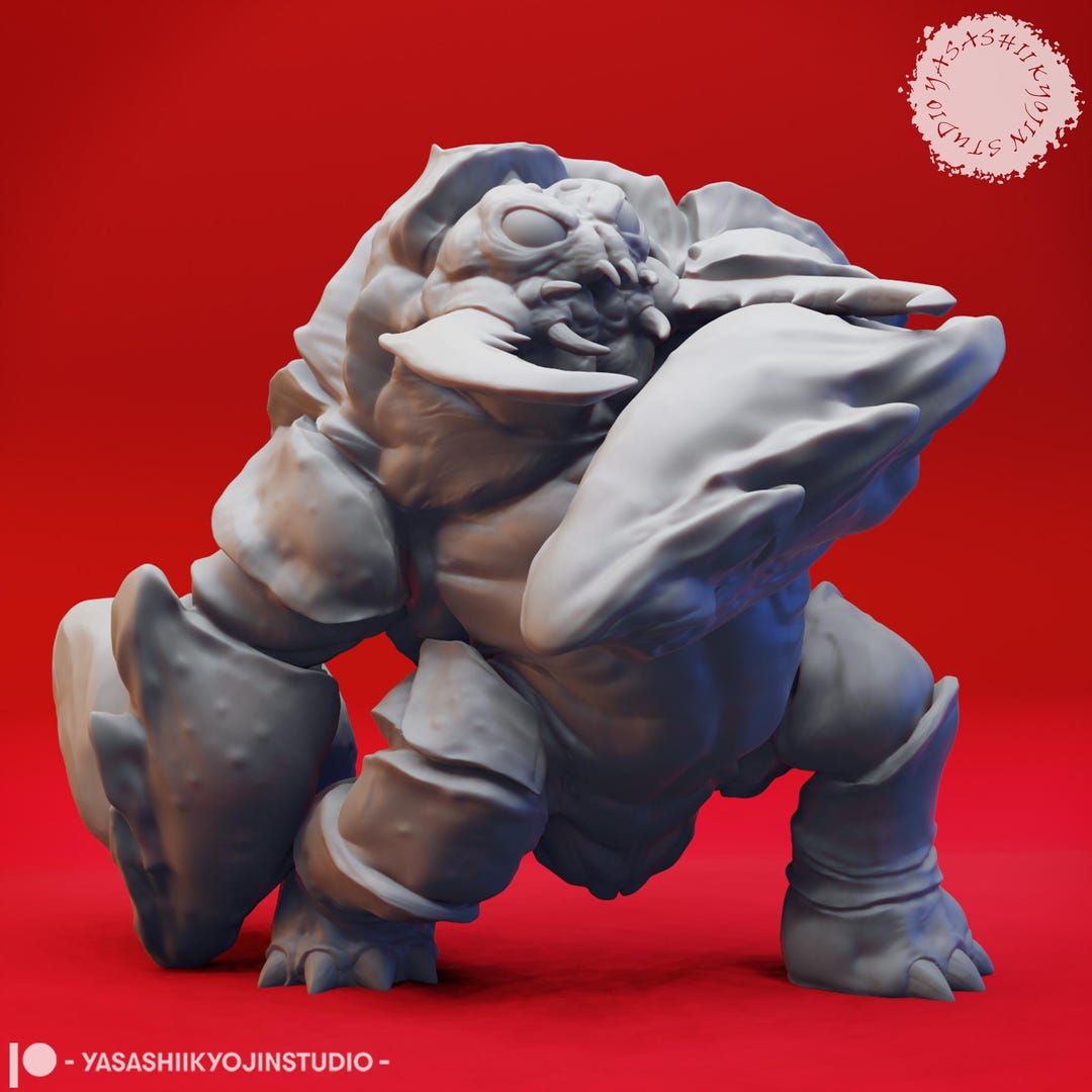 Umber Hulk - Lobbing - 3D Printed Mini for Tabletop Gaming, Dungeons ...