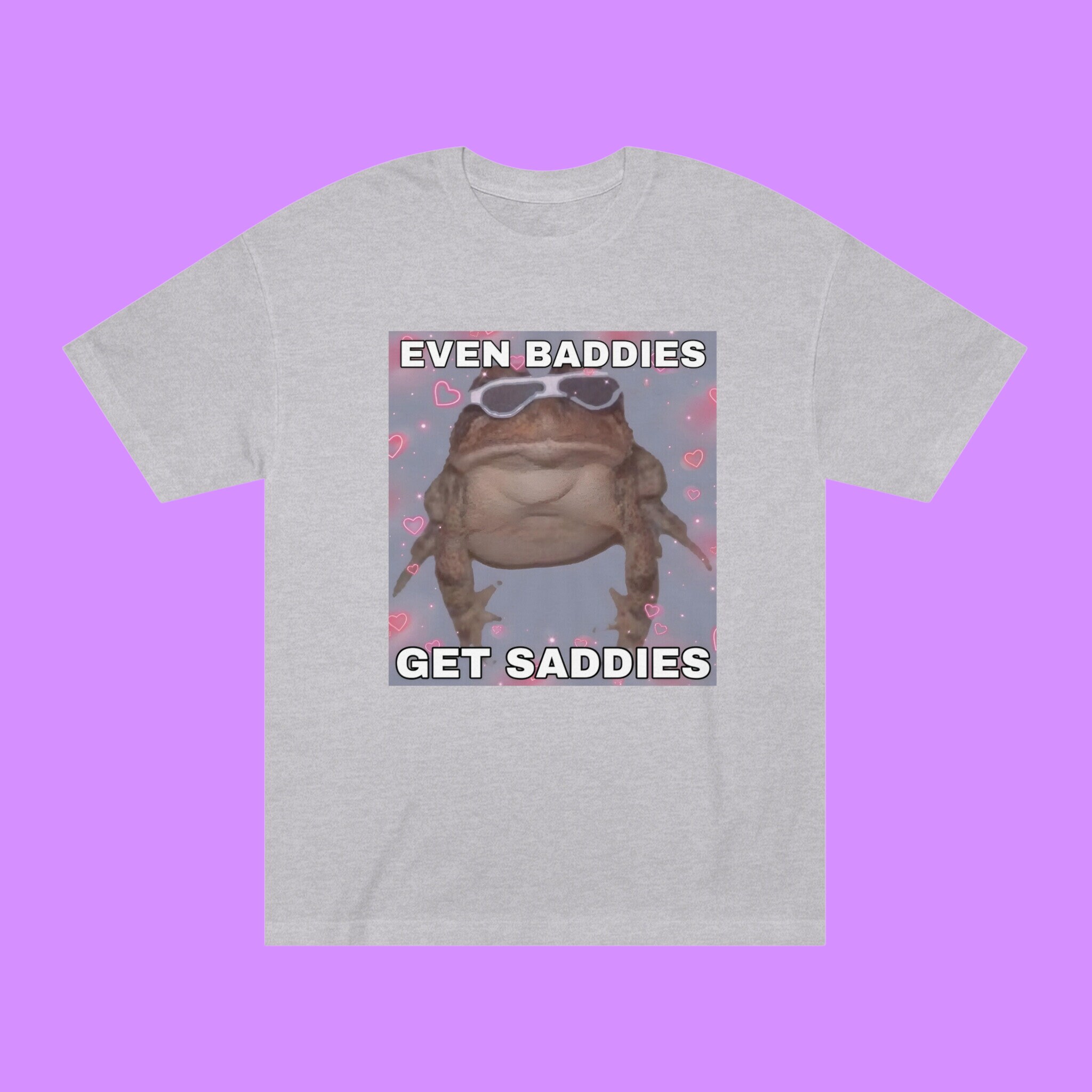 Funny Baddie Saddie Frog T-shirt Offensive Meme Shirt Giftfor Frog ...