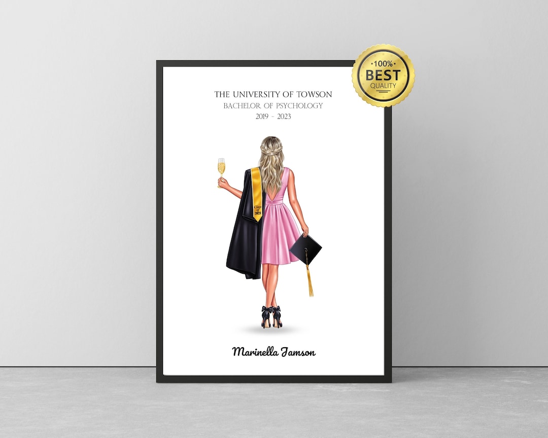 Graduation Gift for Her, Personalized Graduation Print, Personalized ...