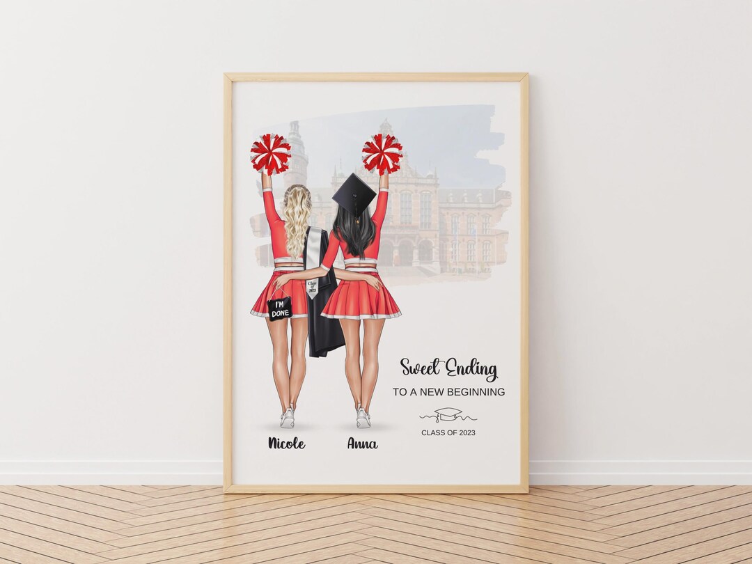 Personalized Cheerleaders Graduation Gifts, Custom Cheerleaders ...