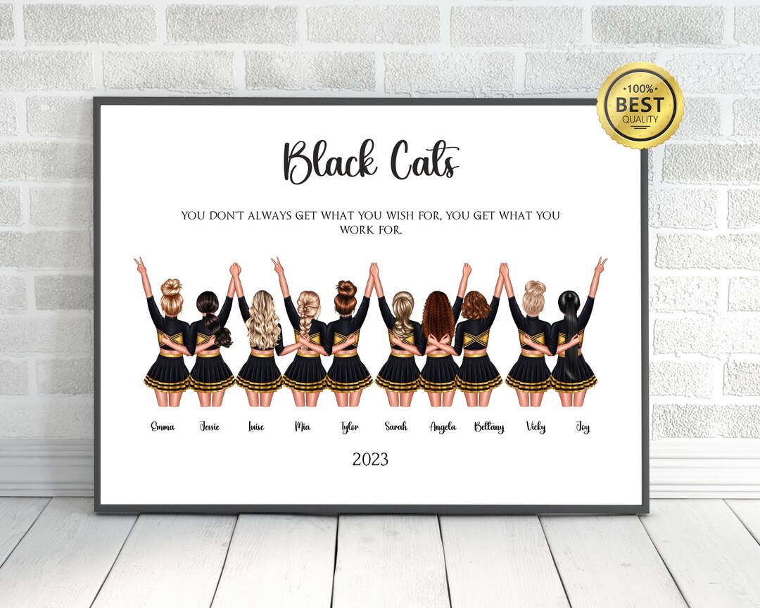 Cheer Team Gifts Personalized Cheer Team Print Cheer - Etsy
