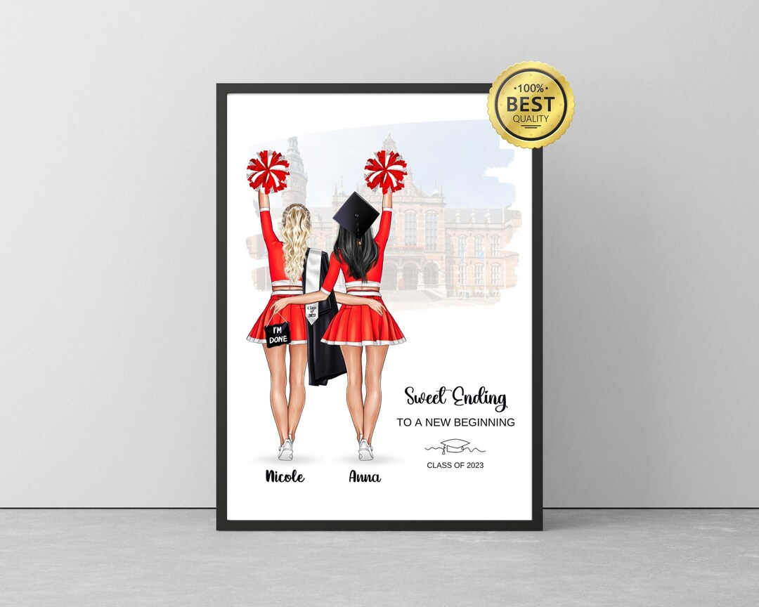 Personalized Cheerleaders Graduation Gifts, Custom Cheerleaders ...