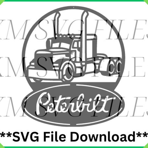 Peterbilt Dxf File - Etsy