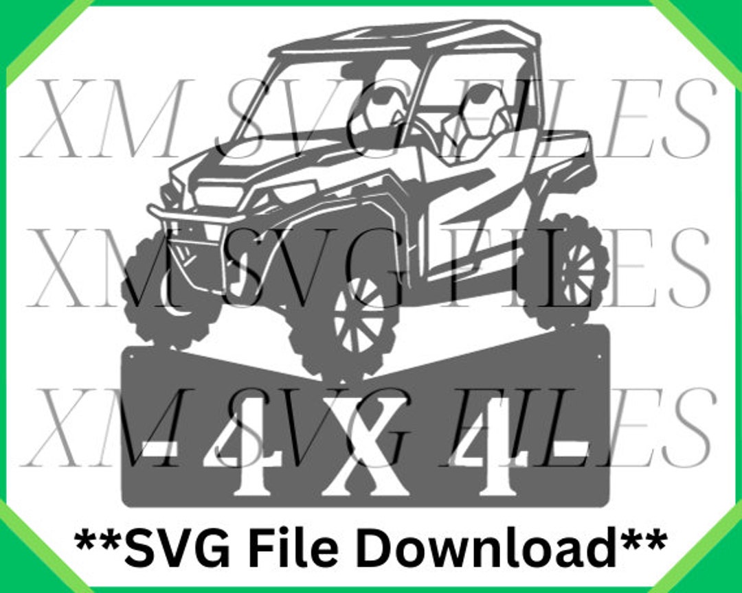 4x4 Sign SVG File SVG Digital Download Instant Download SVG - Etsy Canada