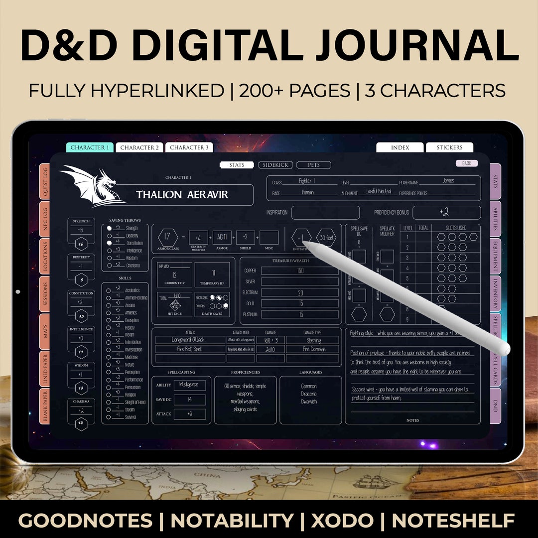 DND Digital Journal | DND Journal for Tablet | Goodnotes DND Journal ...
