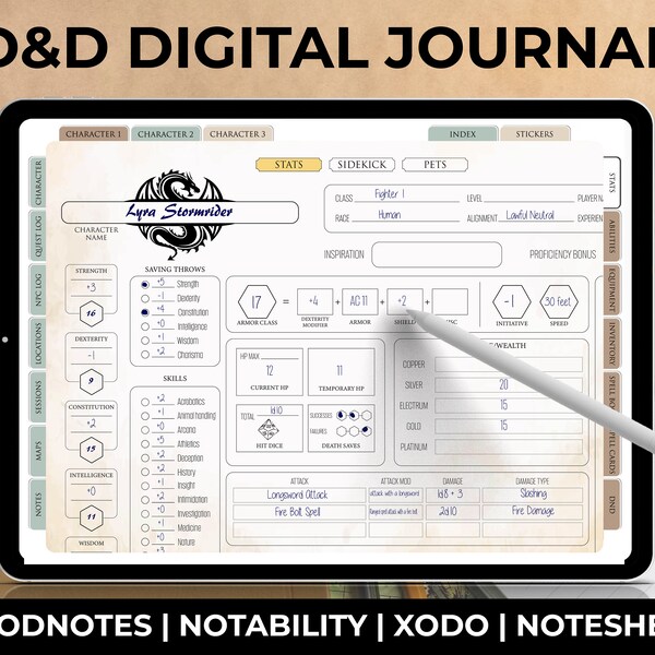 Dnd Journal - Etsy