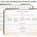 DND Character Journal | DND Digital Journal for iPad | Goodnotes DND ...
