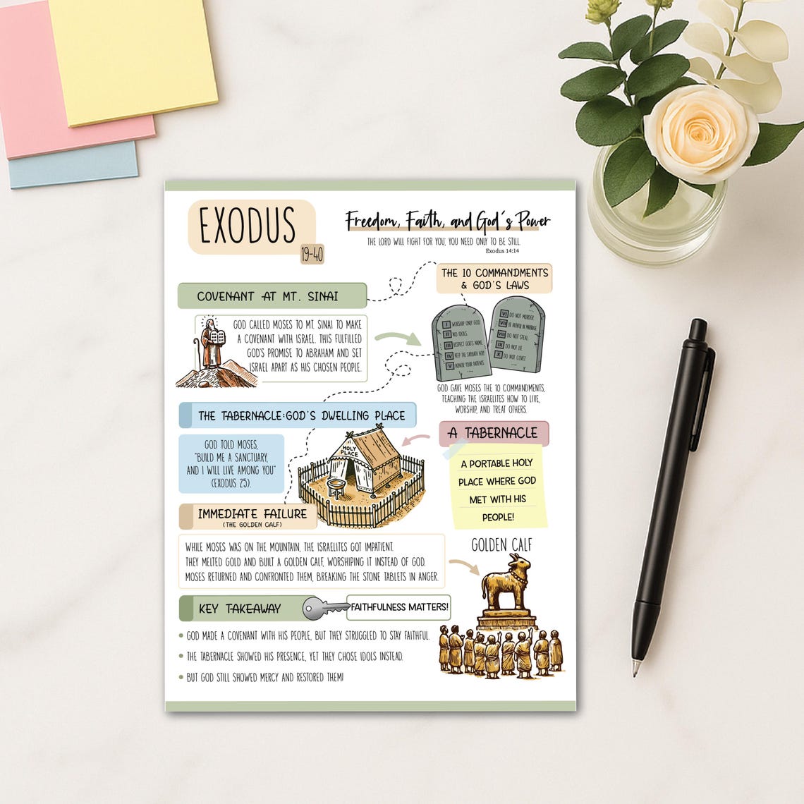 Bible Study Inserts Printable PDF - Etsy