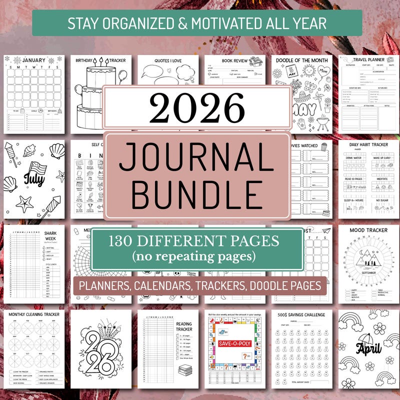 Bullet Journal 2026 - Etsy