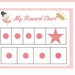 Ballerina 3 Reward Chart 4 Tokens - Etsy