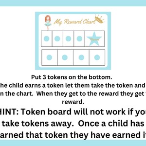 Ballerina 2 Reward Chart/token Board 4 Tokens - Etsy