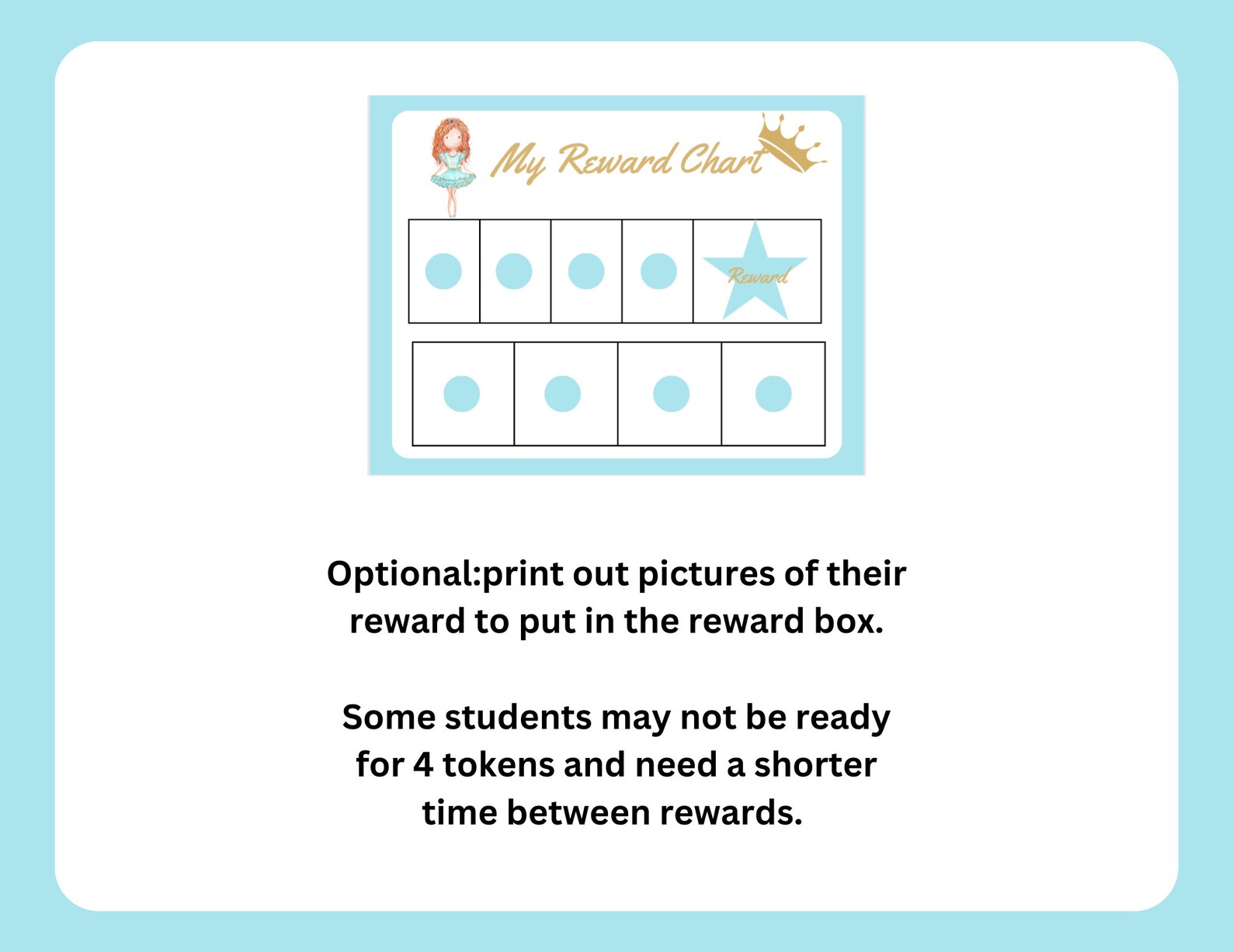 Ballerina 2 Reward Chart/token Board 4 Tokens - Etsy