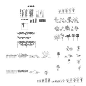 Ultimate Tree Collection: SVG Files for Architectural Plans & Sections ...