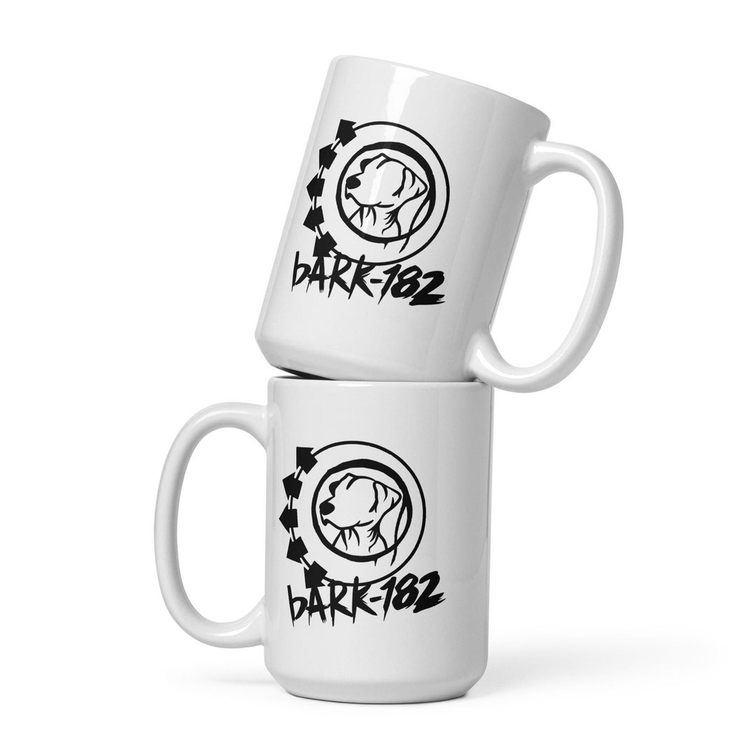 Blink 182 | Bark 182 White Gloss Mug | 2000s Punk Alternative Rock Emo ...