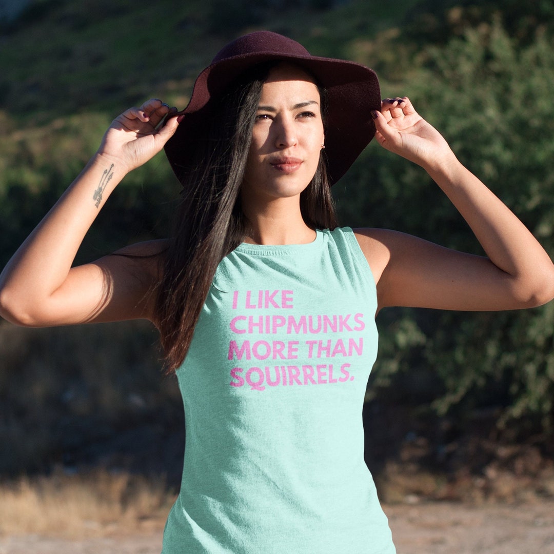 New Girl Nick Quote Chipmunk Ladies Muscle Tank - Etsy